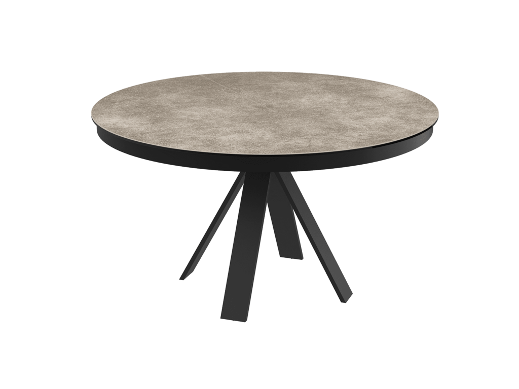 CHANTERELLE - Table ronde extensible en céramique